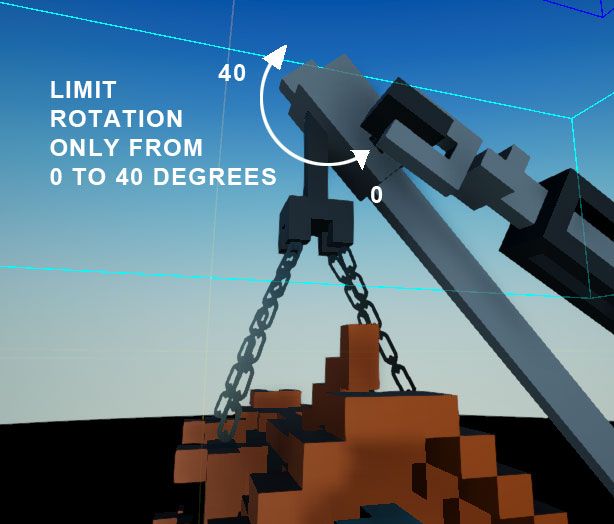 How Do I Enable Object To Follow Axis Rotation Using Hinge Joint In A 